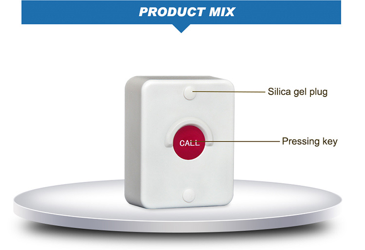 Wireless caregiver buzzer system emergencey nurse call button system ...