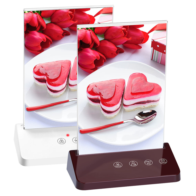 Wireless restaurant waiter call button system table stand call button ...